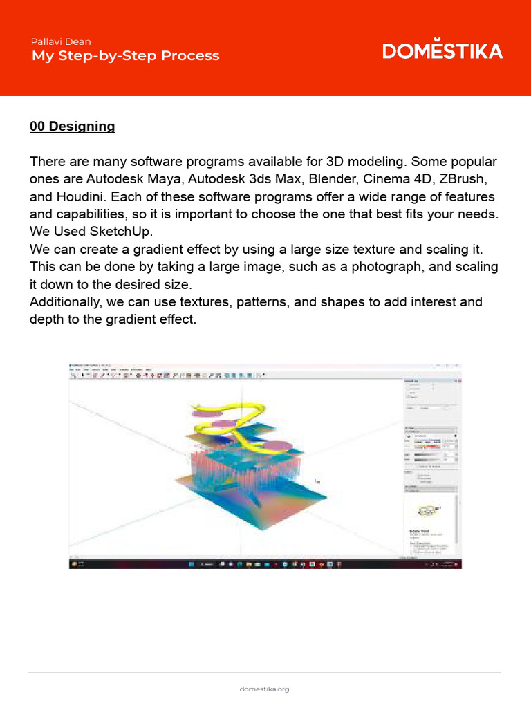 U4 - My Step-by-Step Process | PDF | 3 D Computer Graphics | Blender ...