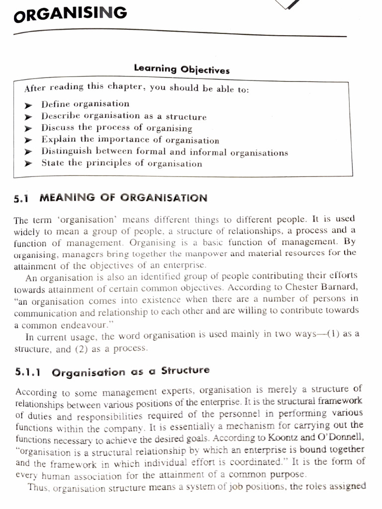 Organising | PDF | Leadership | Communication