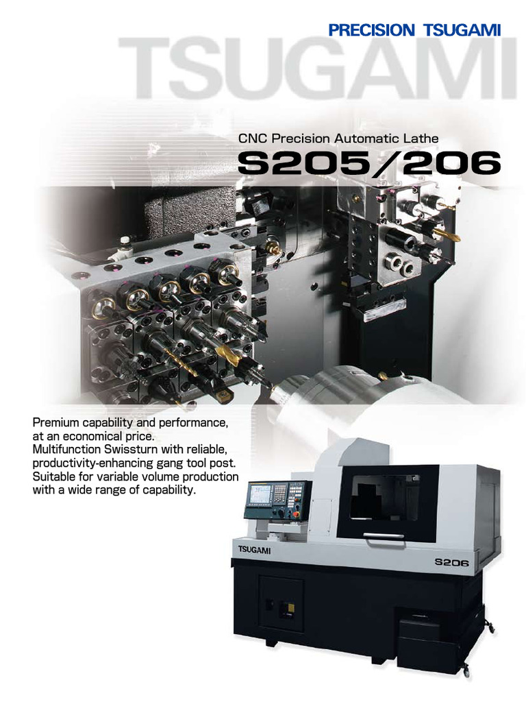 Tsugami S205 - 6 | PDF | Drilling | Drill