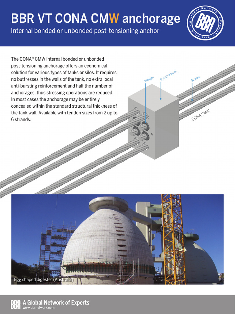 BBR VT CONA CMW Flyer Rev2 0420 | PDF | Prestressed Concrete | Civil Engineering
