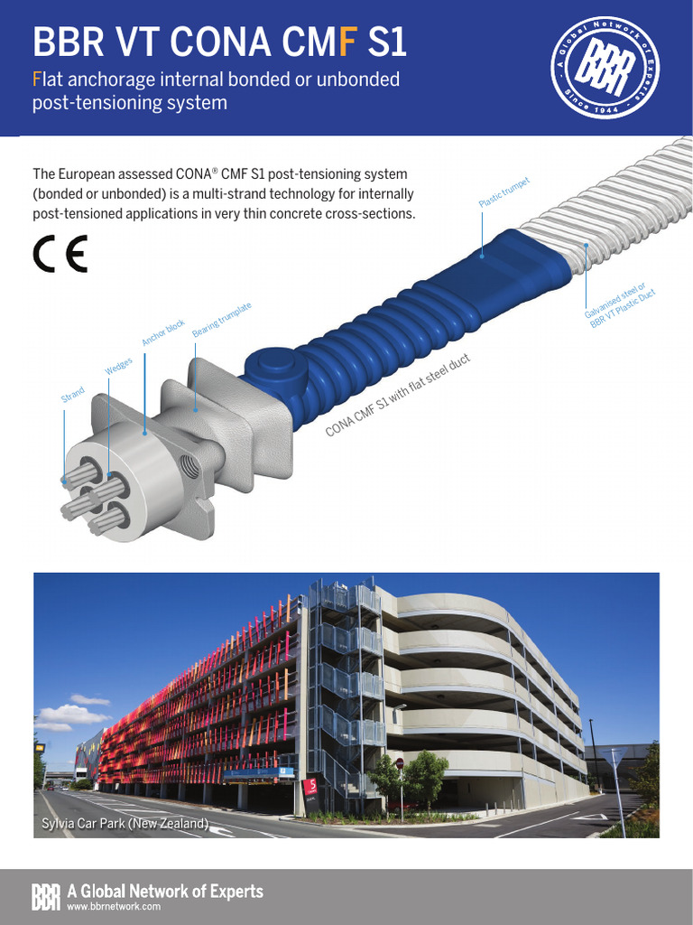 BBR VT CONA CMFS1 Flyer Rev3 0420 | PDF | Prestressed Concrete ...