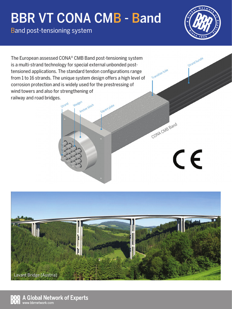 BBR VT CONA CMB Flyer Rev2 0420 | PDF | Prestressed Concrete | Structural Engineering