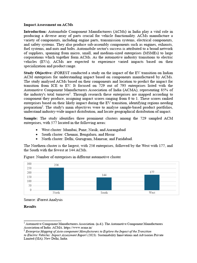 Impact of EV Transition on Indian ACMs | PDF | Electric Vehicle | Vehicles
