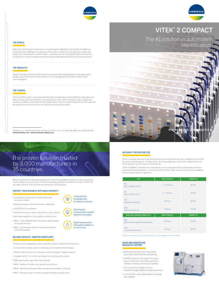 8.5x11 BMX VITEK-2 Global Brochure Refresh V4 | PDF | Gram Positive ...