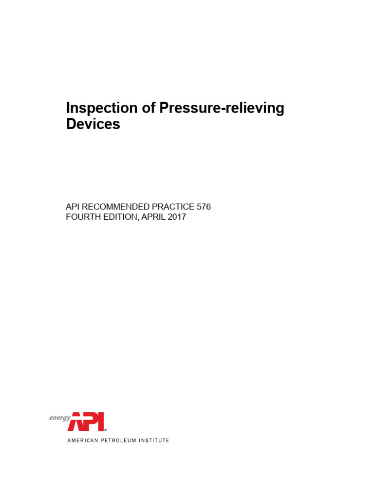 API 576 2017 For API653 | PDF | Valve | Manufactured Goods