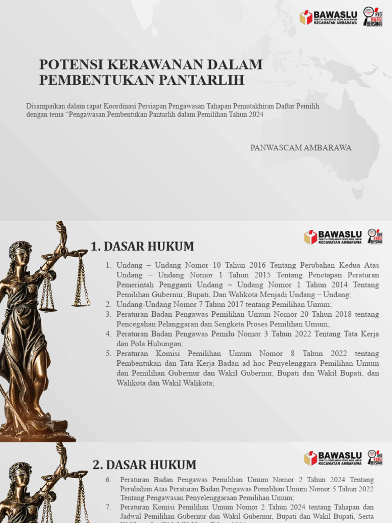Potensi Kerawanan Pembentukan Pantarlih | PDF