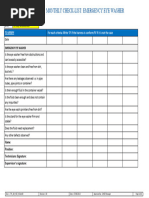 Eyewash Checklist | PDF