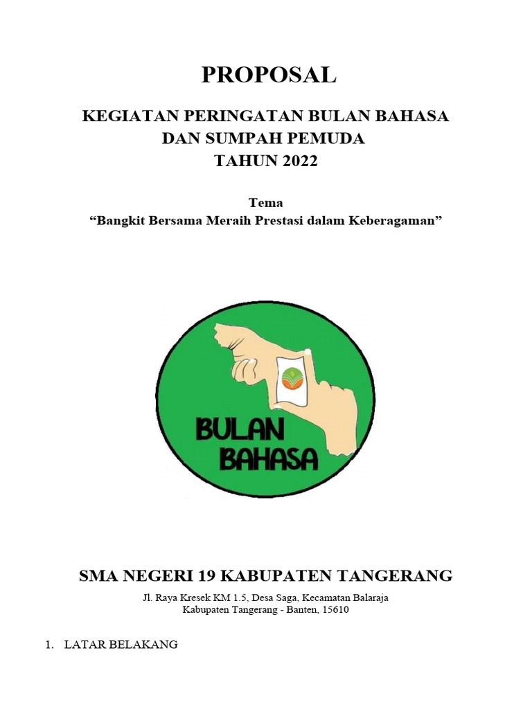PROPOSAL Bulbas (Edit) | PDF | Seni