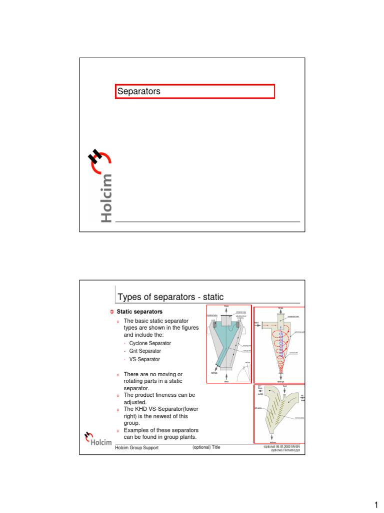 Separator | PDF | Turbine | Mechanical Engineering