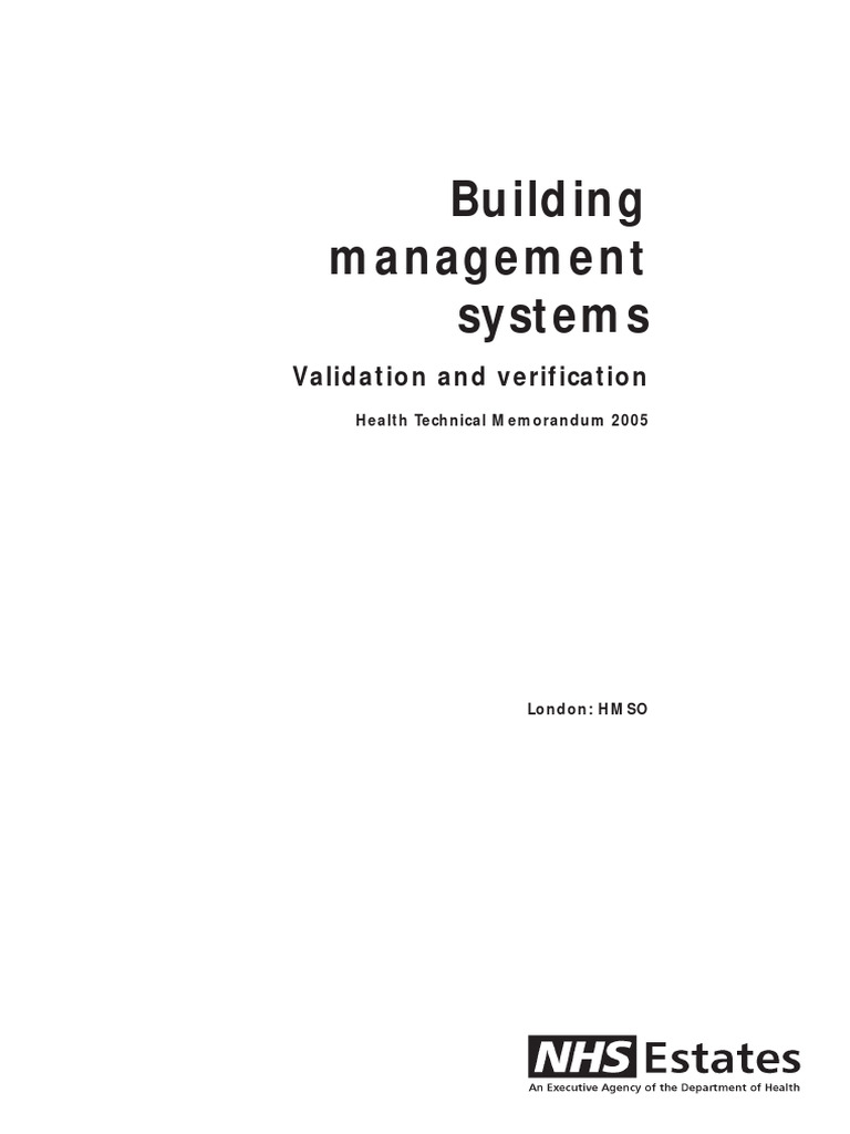 HTM 2005 BMS Validation and Verification | PDF | Specification ...