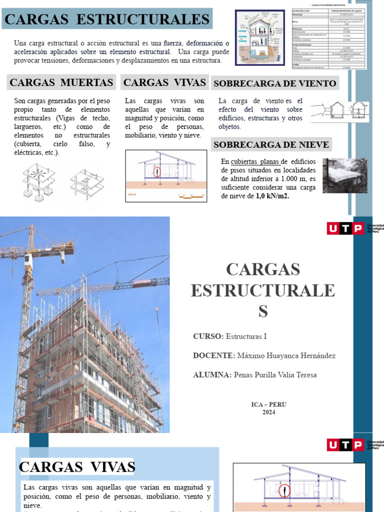 Cargas Estructurales | PDF | Herida | edificio