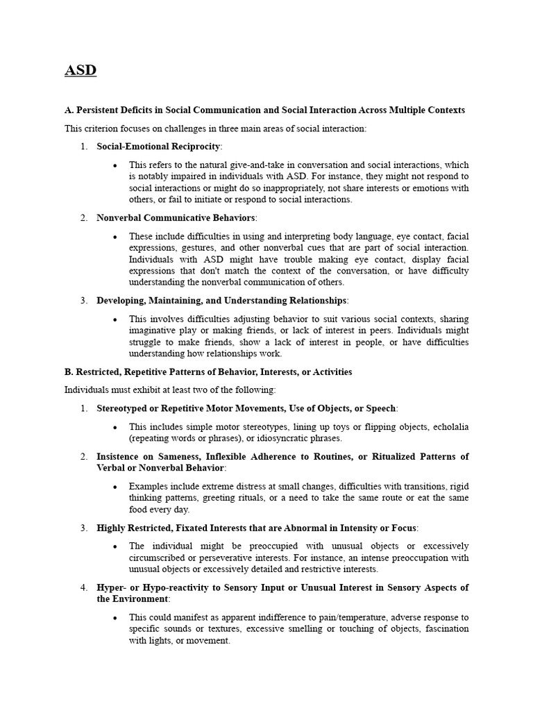 ASD, Conduct, ADHD | PDF | Attention Deficit Hyperactivity Disorder | Autism Spectrum