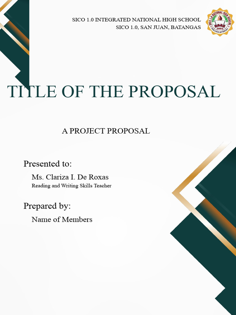 Project Proposal Template | PDF