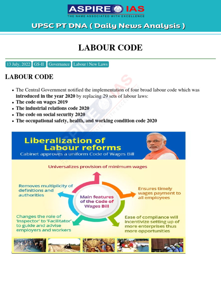 Labour Code | Download Free PDF | Employment | Labour Law