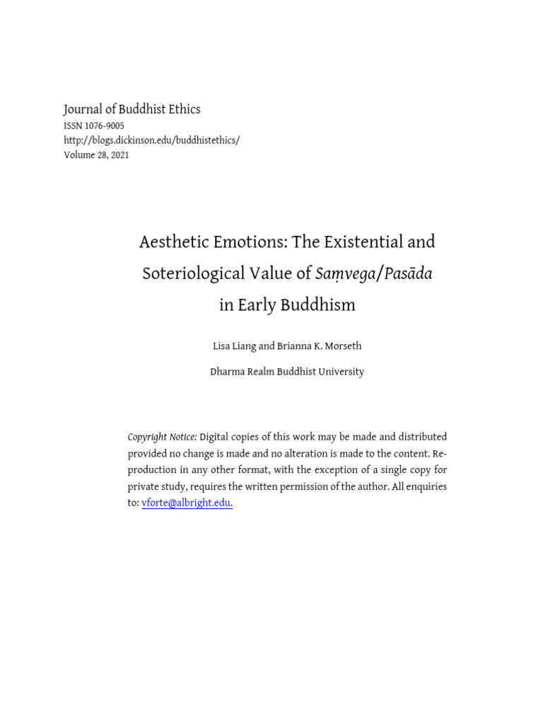Aesthetic Emotions The Existential and S | PDF | Emotions ...