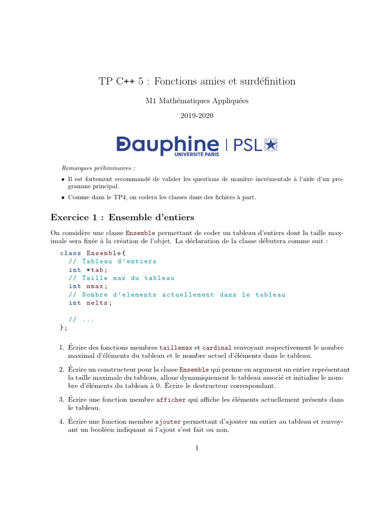 TP5 CPP | PDF | Modèle de couleur en RVB | Programmation informatique