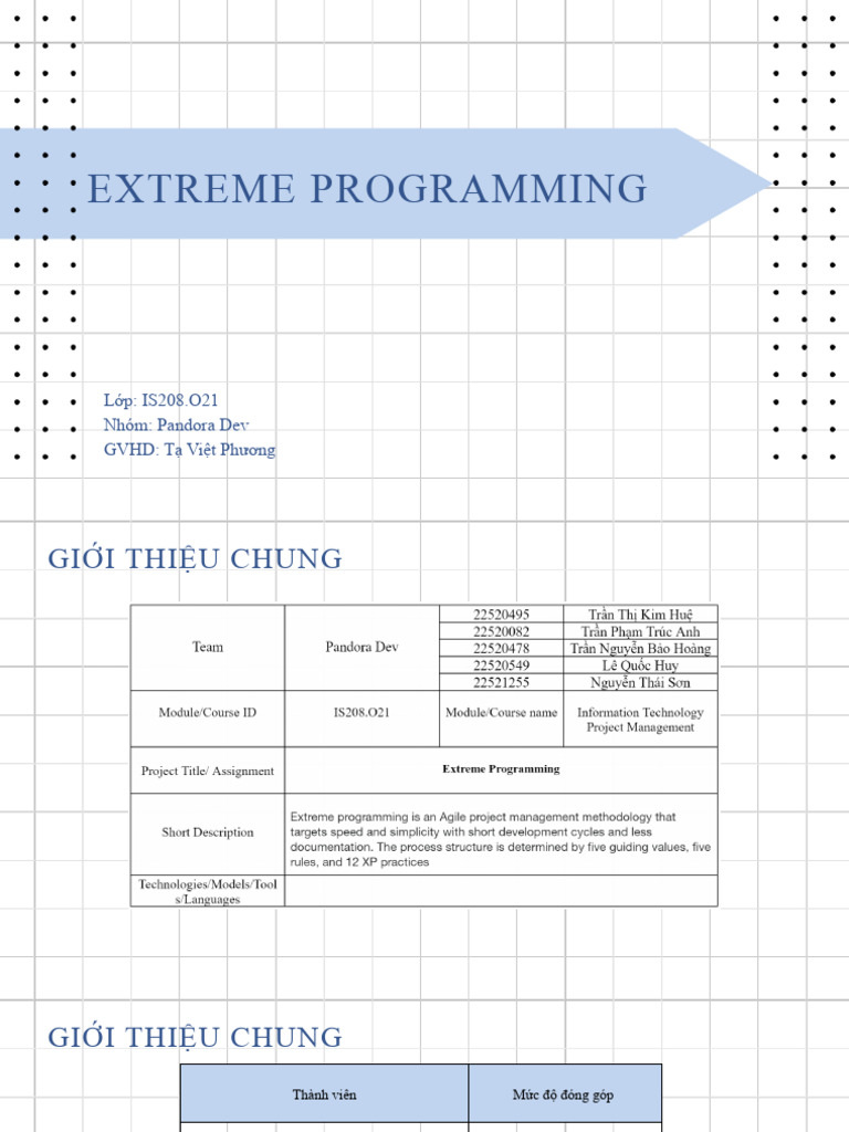 PPTX_Extreme Programming(XP) | PDF