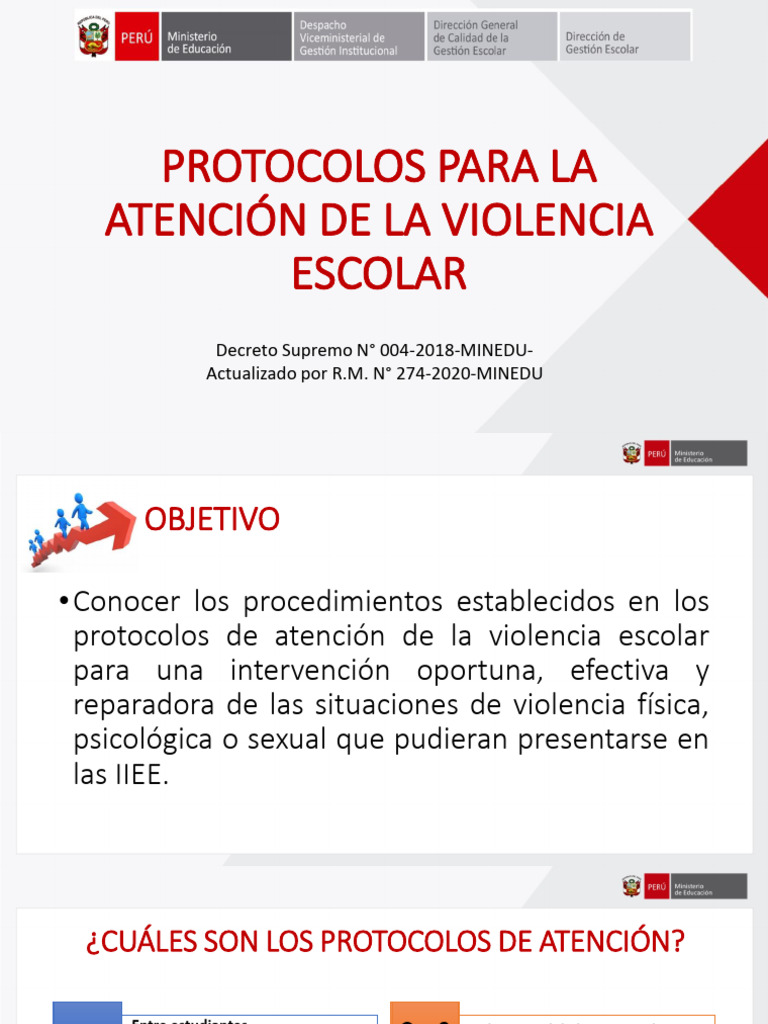 Protocolos Violencia Escolar VF | PDF | Violencia | Agresión