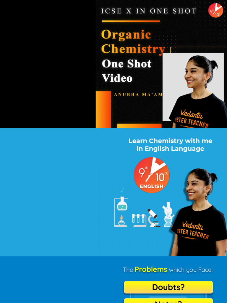 ICSE X Organic Chemistry in One Shot Anubha Hindi | PDF | Alkane | Alkene