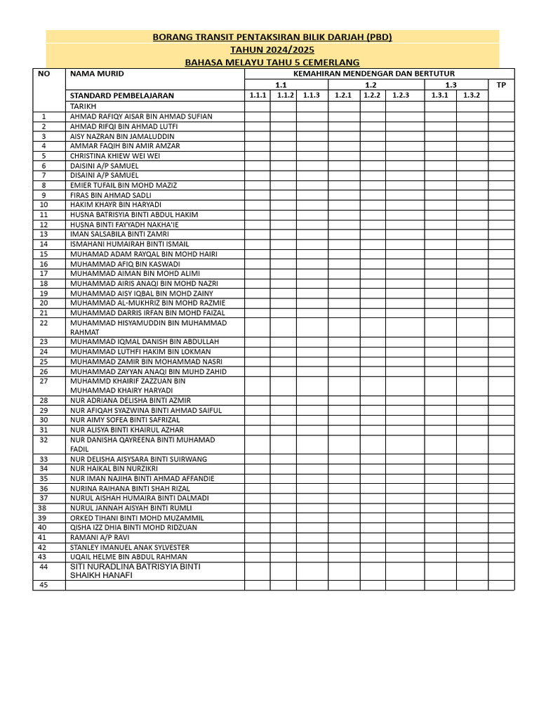 BRG PBD Mendengar Bertutur | PDF | Malaysia