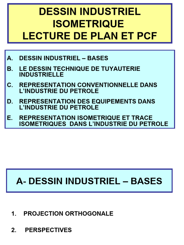 05 c01 Dessin Industriel Isometrique | PDF | Dessin technique | Infographie
