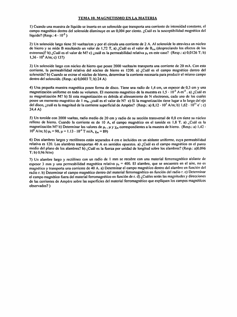 Problemas Tema10 | PDF