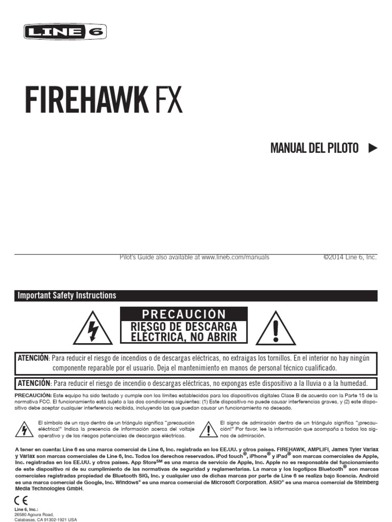 Firehawk FX User Manual (Rev D) - Spanish (Rev D) | PDF | Yo telefono ...