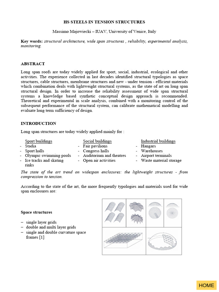 HS Steels in Tension Structures Analysis | PDF