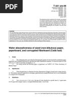 TAPPI Test Methods Overview | PDF | Paper | Paperboard