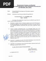 J&K Civil Service Regulations Vol I | PDF | Pension | Government
