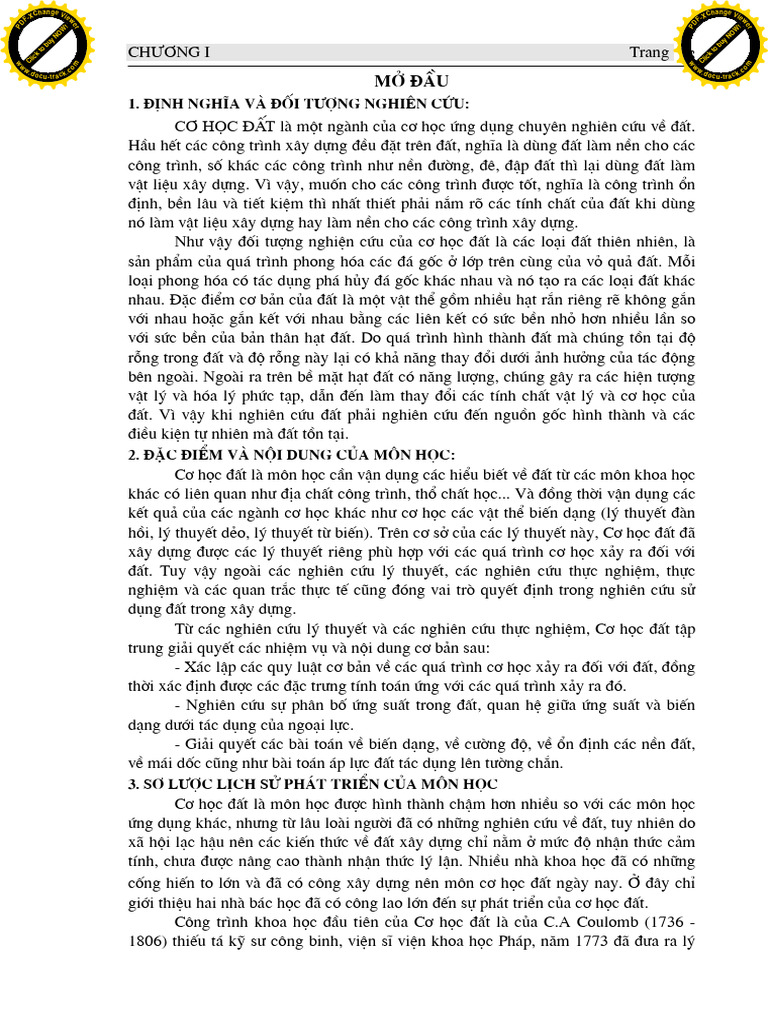 Co Hoc Dat - Nguyen Trung Hoa | PDF