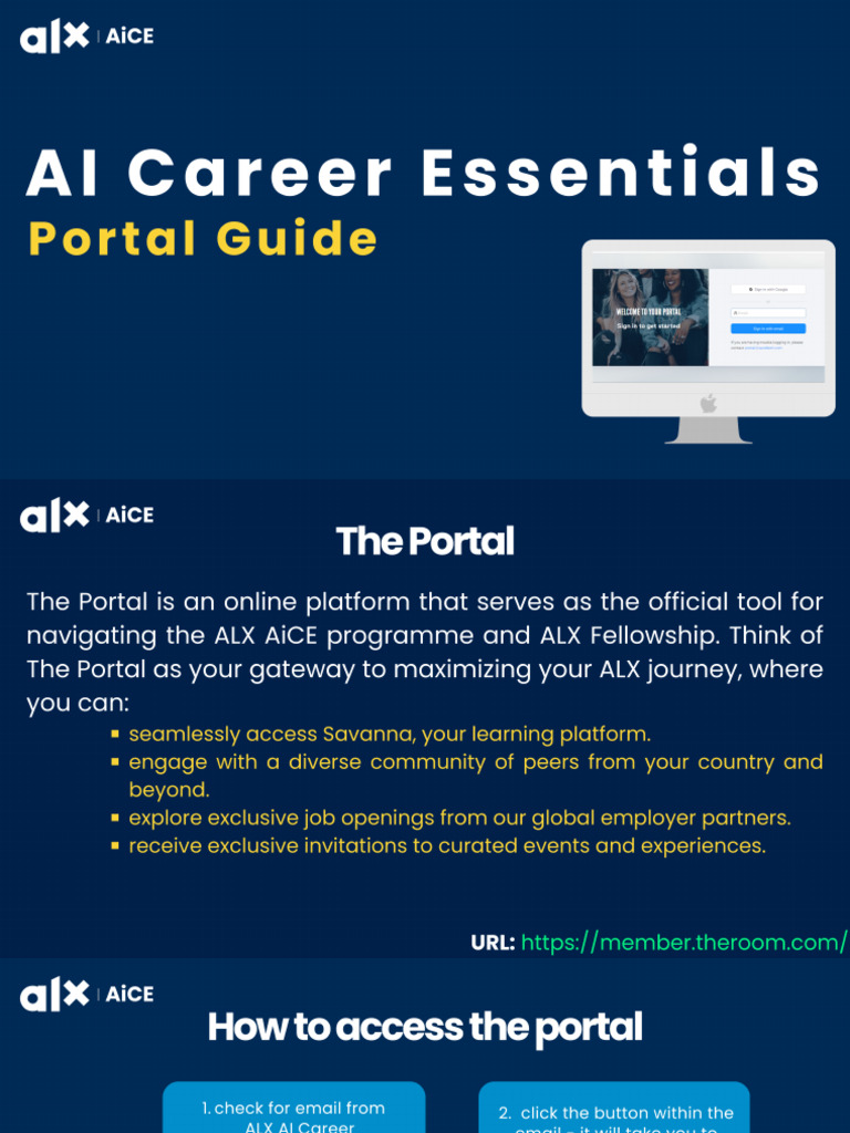 AiCE C3 Portal Guide | PDF