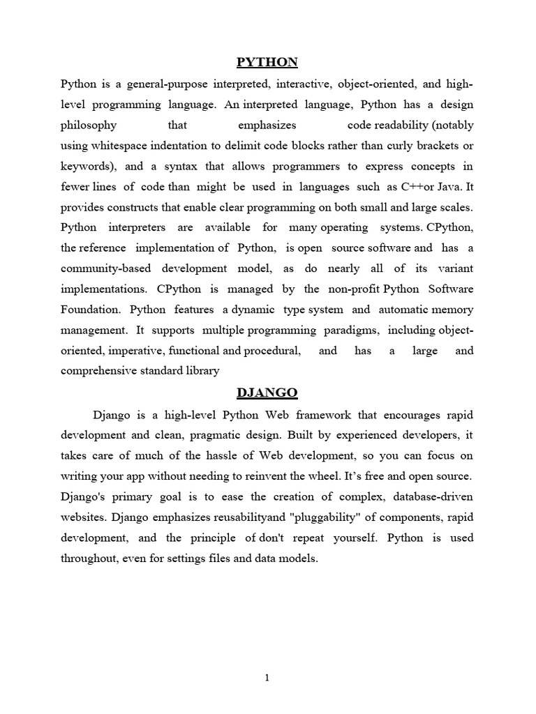 Software Environment Pdf Python Programming Language Computer Programming