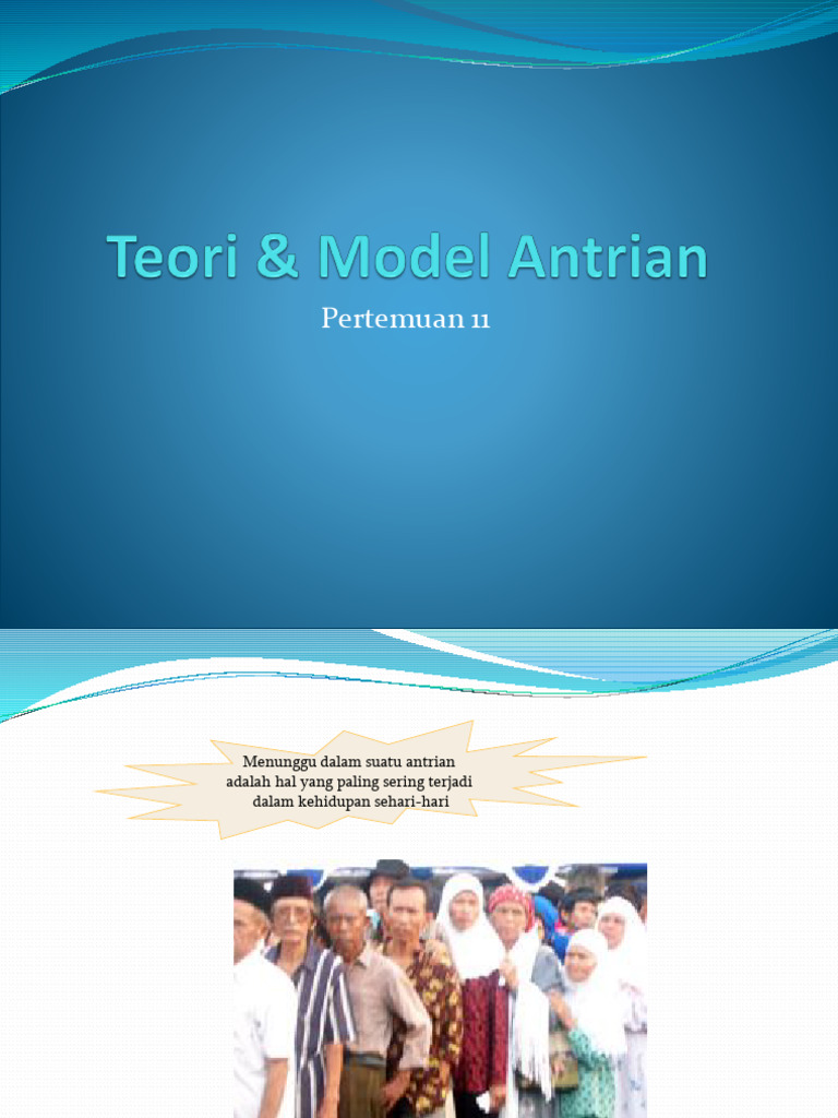 9 Teori Antrian Model | PDF