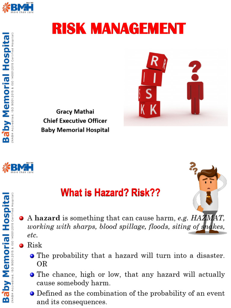 Mrs Gracy Mathai - Risk Assessment and Mitigation | PDF | Risk | Risk ...