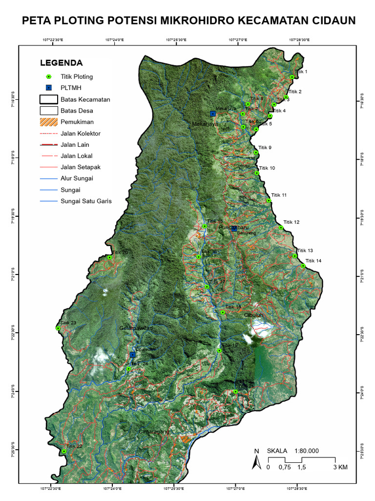 Peta Observasi Cidaun | PDF