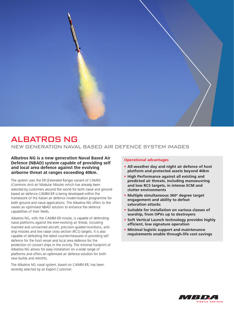 2021 Albatros NG Datasheet | PDF | Military Technology | Warfare