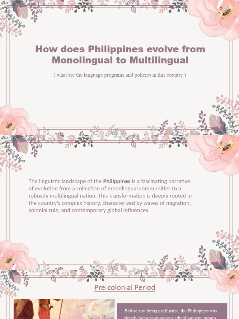 Multilingual Philippines | PDF | Multilingualism | Philippines