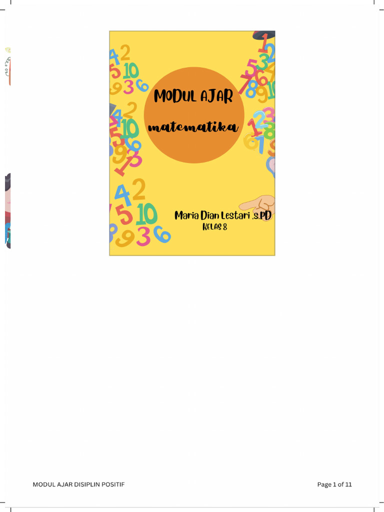 Modul Ajar Disiplin Positif | PDF