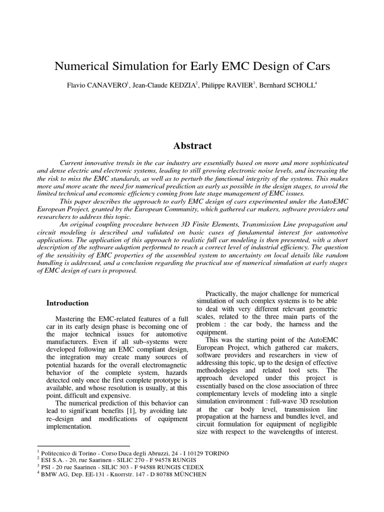 Synt Report | PDF | Electromagnetic Compatibility | Simulation