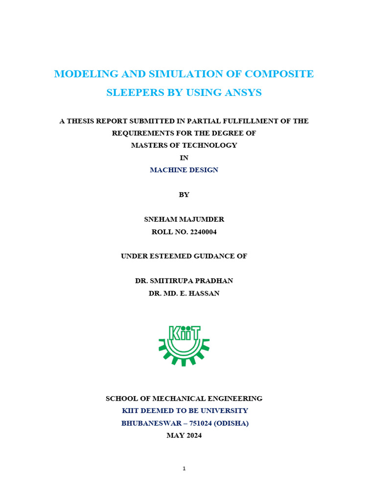 Mtech Thesis | PDF | Composite Material | Concrete
