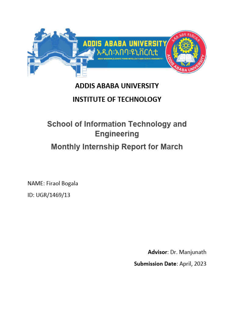 Internship Report | Download Free PDF | Usability | User Interface