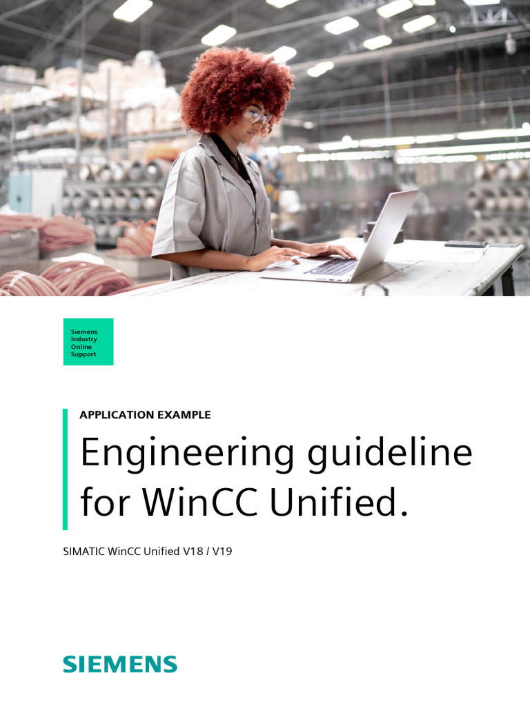 WinCC Unified Engineering Guideline DOC V1 en | PDF | Legal Liability | Software Engineering