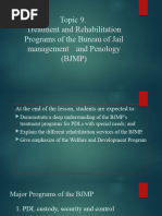BJMP Welfare and Development Programs | PDF | Prison | Disability