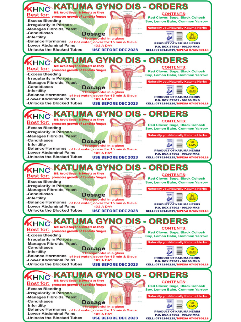 Katuma Gyno | PDF | Mycology