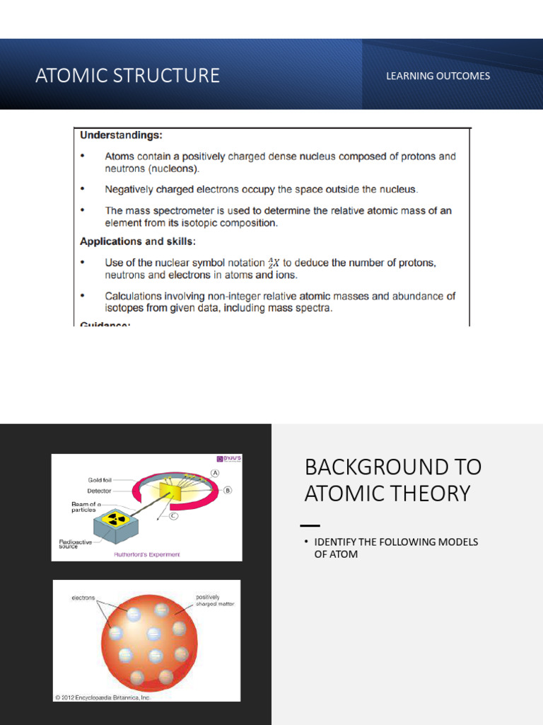 Atomic Structure PDF | PDF | Electromagnetic Radiation | Atoms