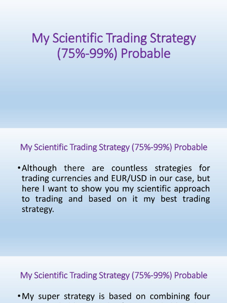 Scientific Trading Strategy | PDF