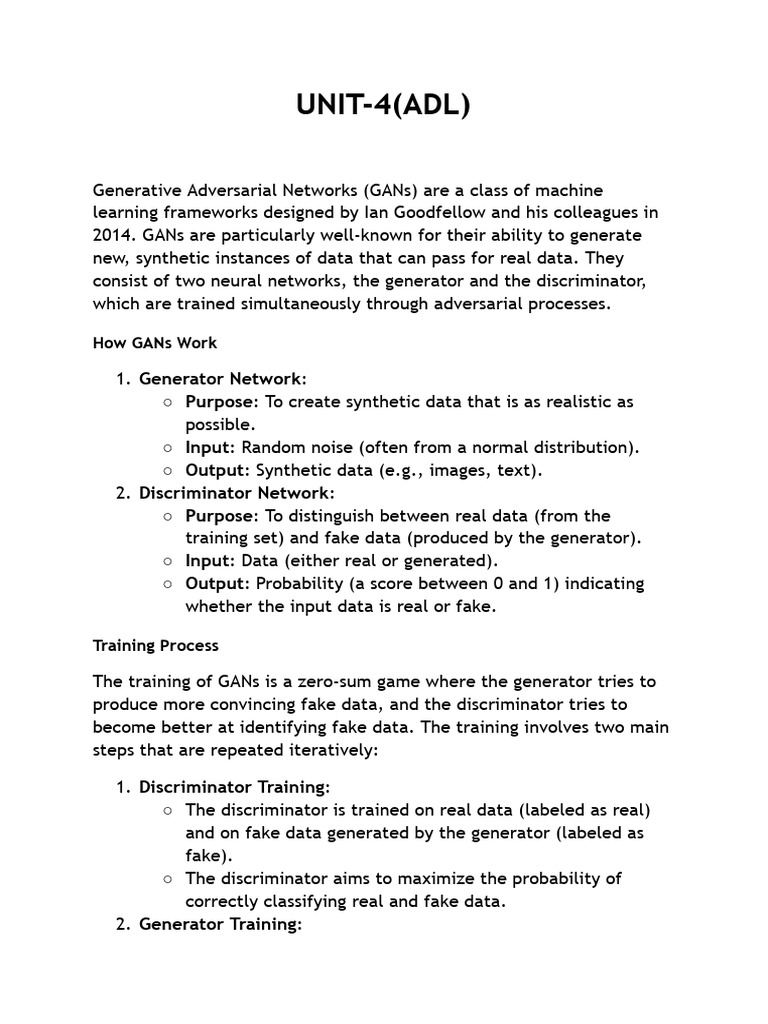 Unit 4 (Adl) | PDF | Parsing | Deep Learning
