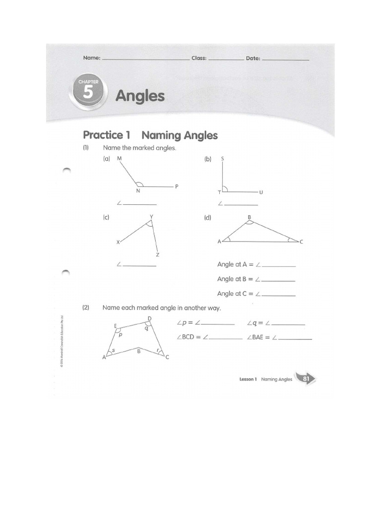 4 Math Angle Adiva | PDF