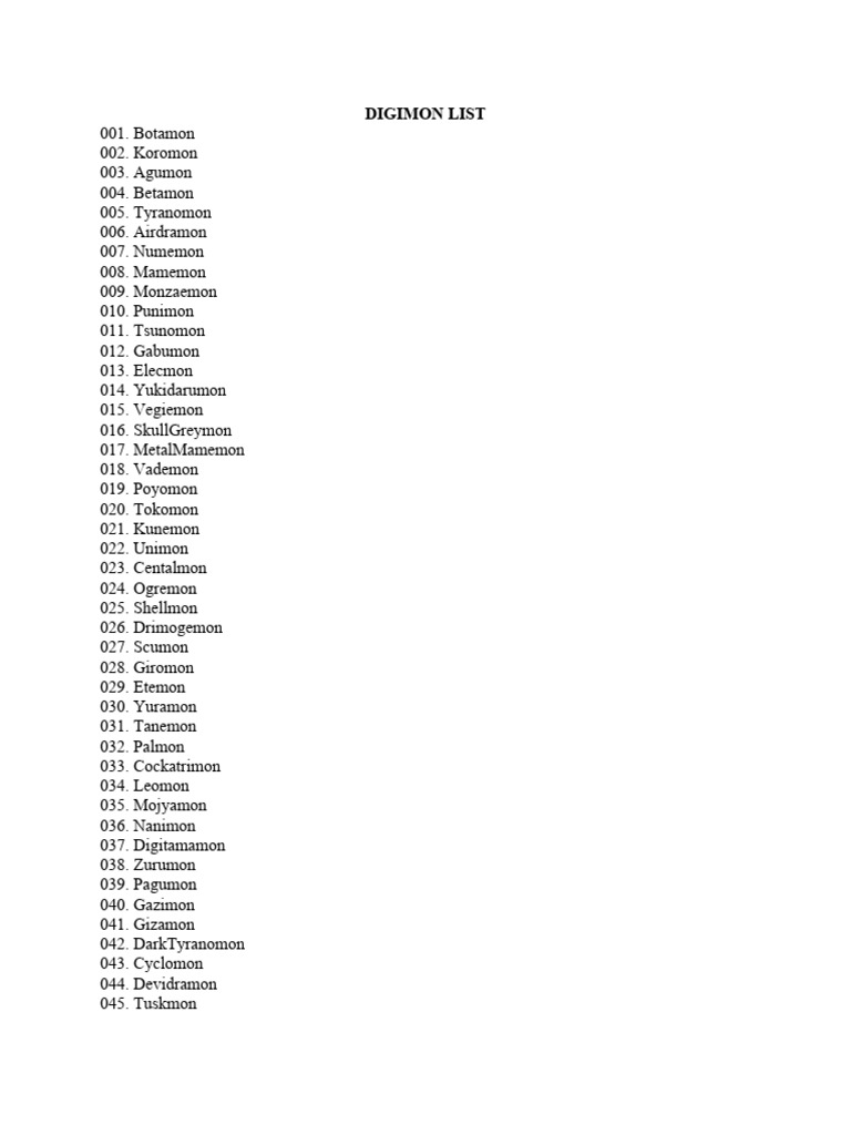 D-1 Tamers Guide | PDF